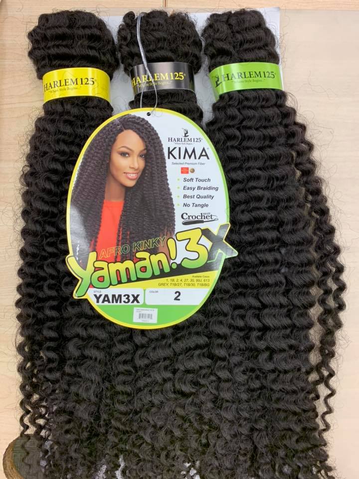 HARLEM 125 -KIMA YAMAN 3x AFRO KINKY BRAID 18 – BSW HAIR INC